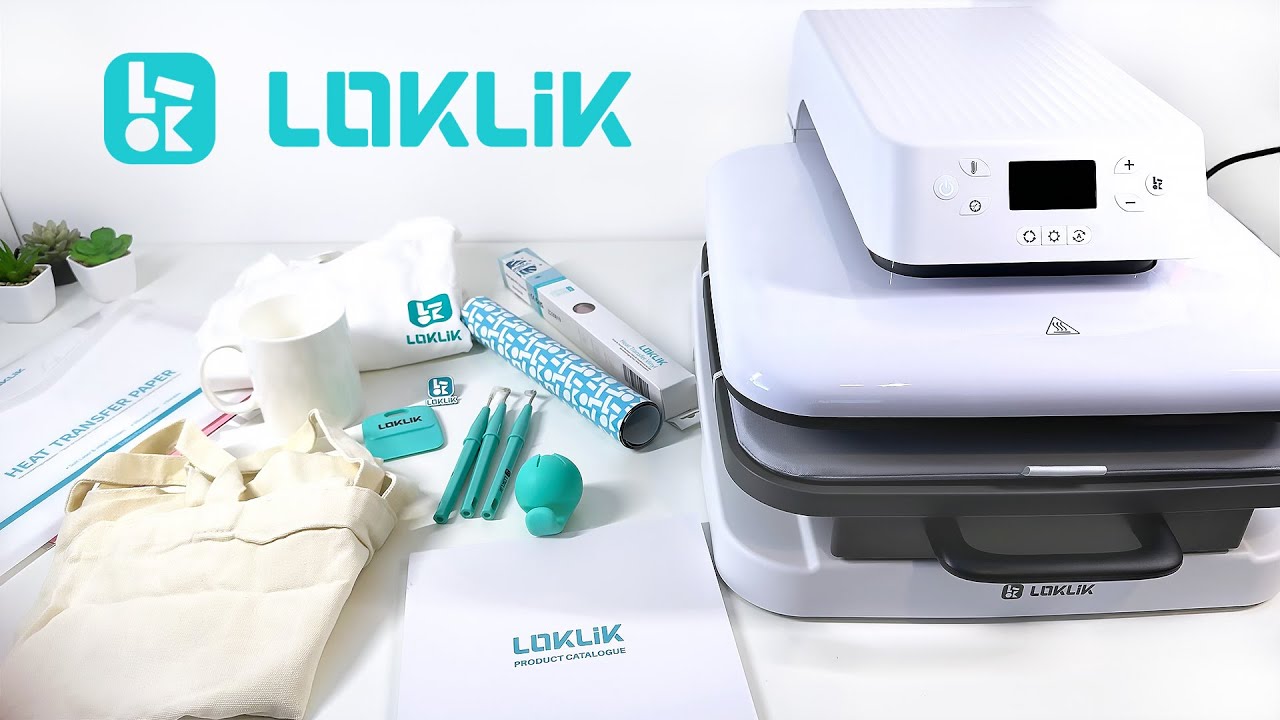 Unboxing Prensa térmica automática LOKLiK - YouTube