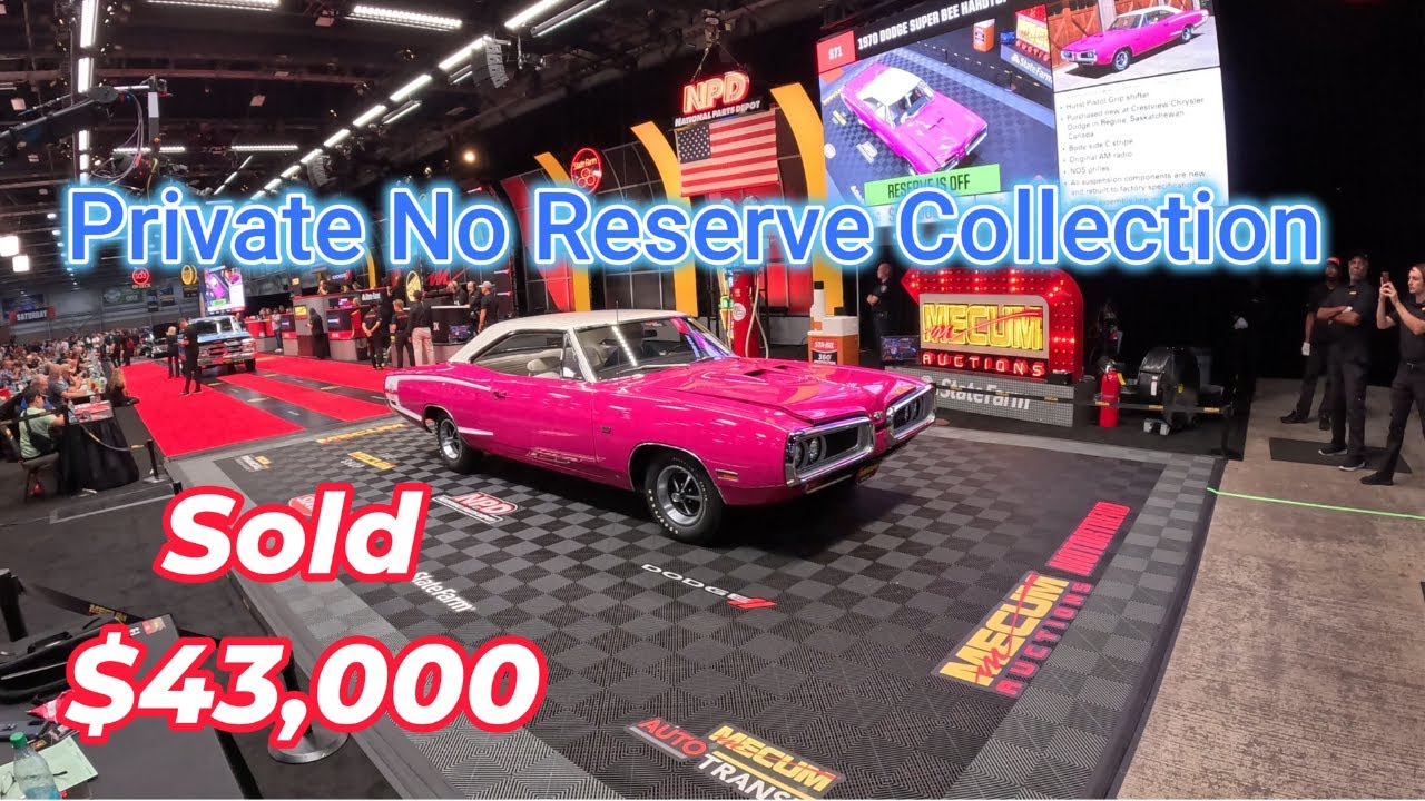 No Reserve! Exclusive Private Collection Up For Grabs At Mecum Auction ...