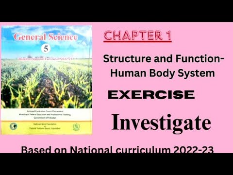Chapter 1 Exercise||Investige||Questions&Anawers||General Science Grade ...