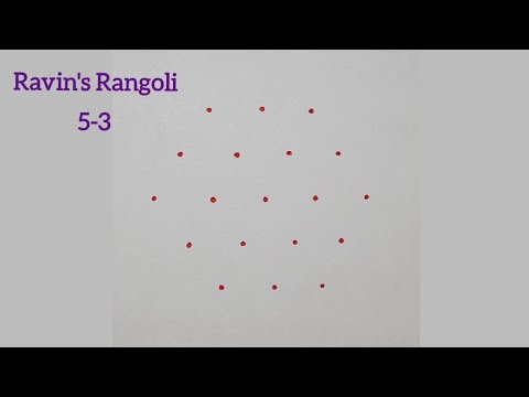 🤔🤔How to draw parrot kolam??..5-3 simple rangolikolam🦜jodi kolam🦜கிளி ...