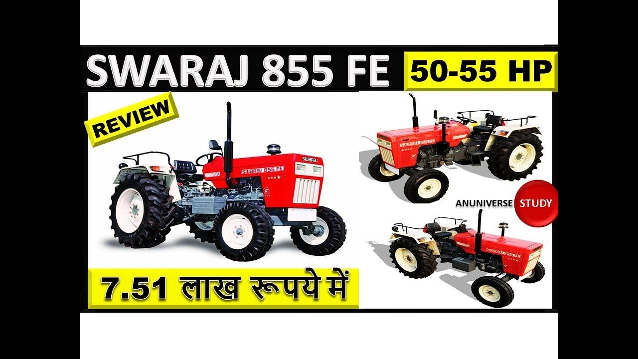 SWARAJ 855 FE - TRACTOR PRICE SPECIFICATIONS FEATURES & REVIEW ...