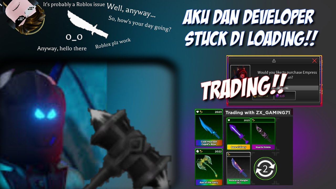 DEV ANTHONY DAN SAYA STUCK DI LOADING SCREEN🗿& COLD HEAR CUPID SIAP MEMBANTAI DAN TRADING² - YouTube