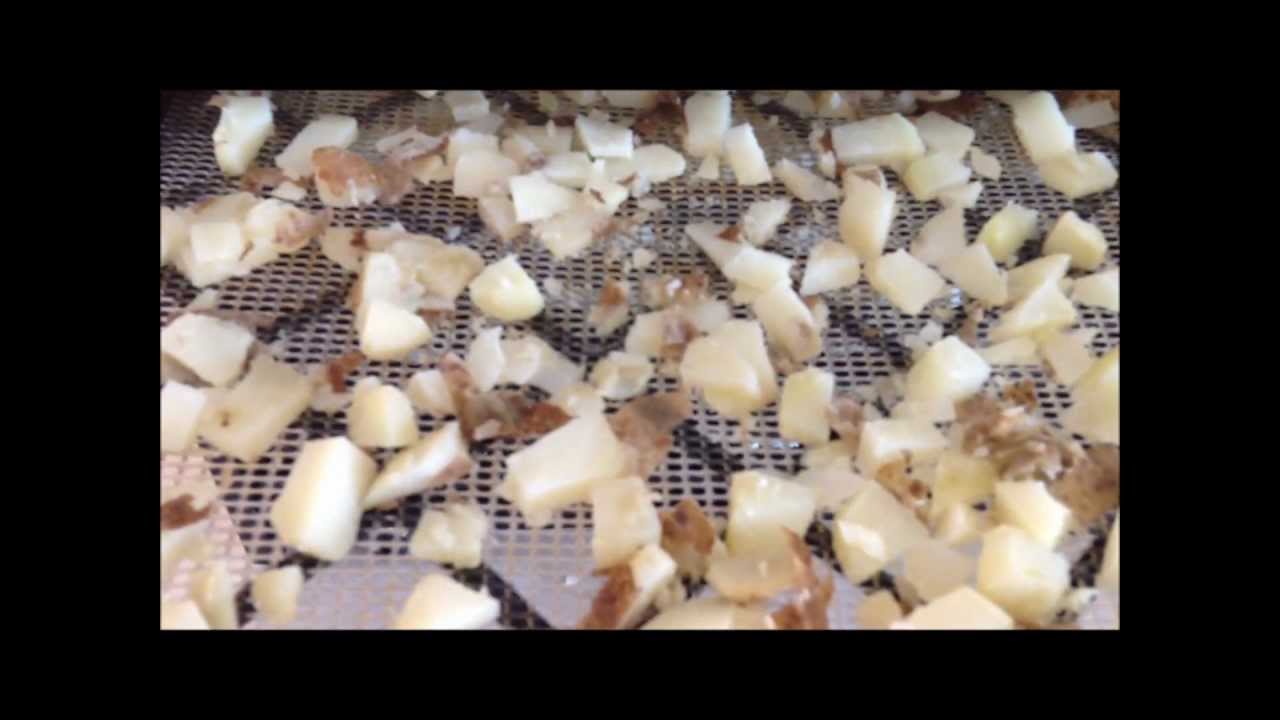 Dehydrating Potatoes for Prepper's Food Storage Using Excalibur ...