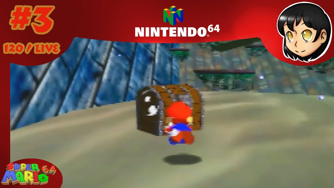 Super Mario 64 (120 STAR / LIVE) Part 3 "The Infamous Water Level ...