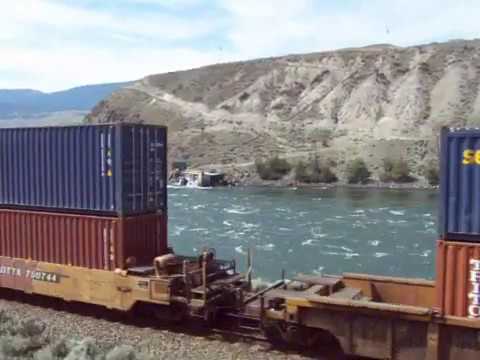 Freight Train Hopping Canada (part3) Kamloops to Vancouver - YouTube