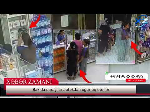 Bakıda qaraçılar aptekdən təzyiq və şəkər aparatları oğurladılar