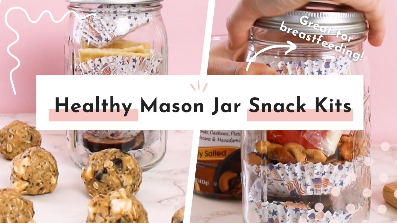 Snack Jar Meal Prep | Easy Healthy Snack Prep - YouTube