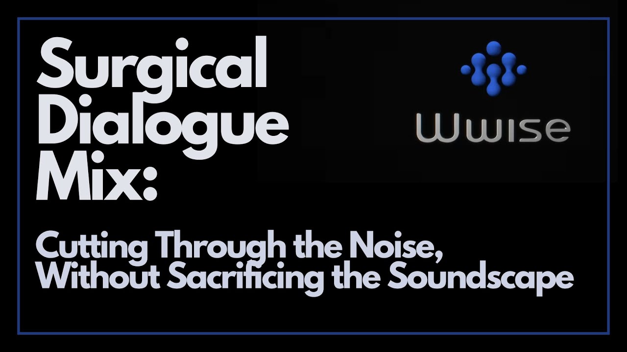 Surgical Dialogue Mix: Cutting Through the Noise, Without Sacrificing ...