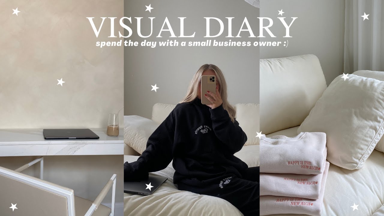 day in the life of a small business owner / content creator, morning ...