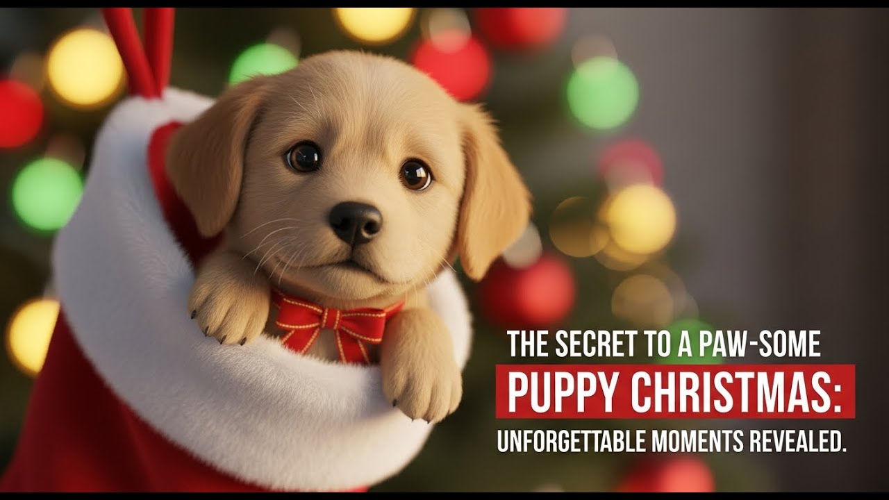The Secret to a Paw-some Puppy Christmas 🎄🐶 : Unforgettable Moments ...