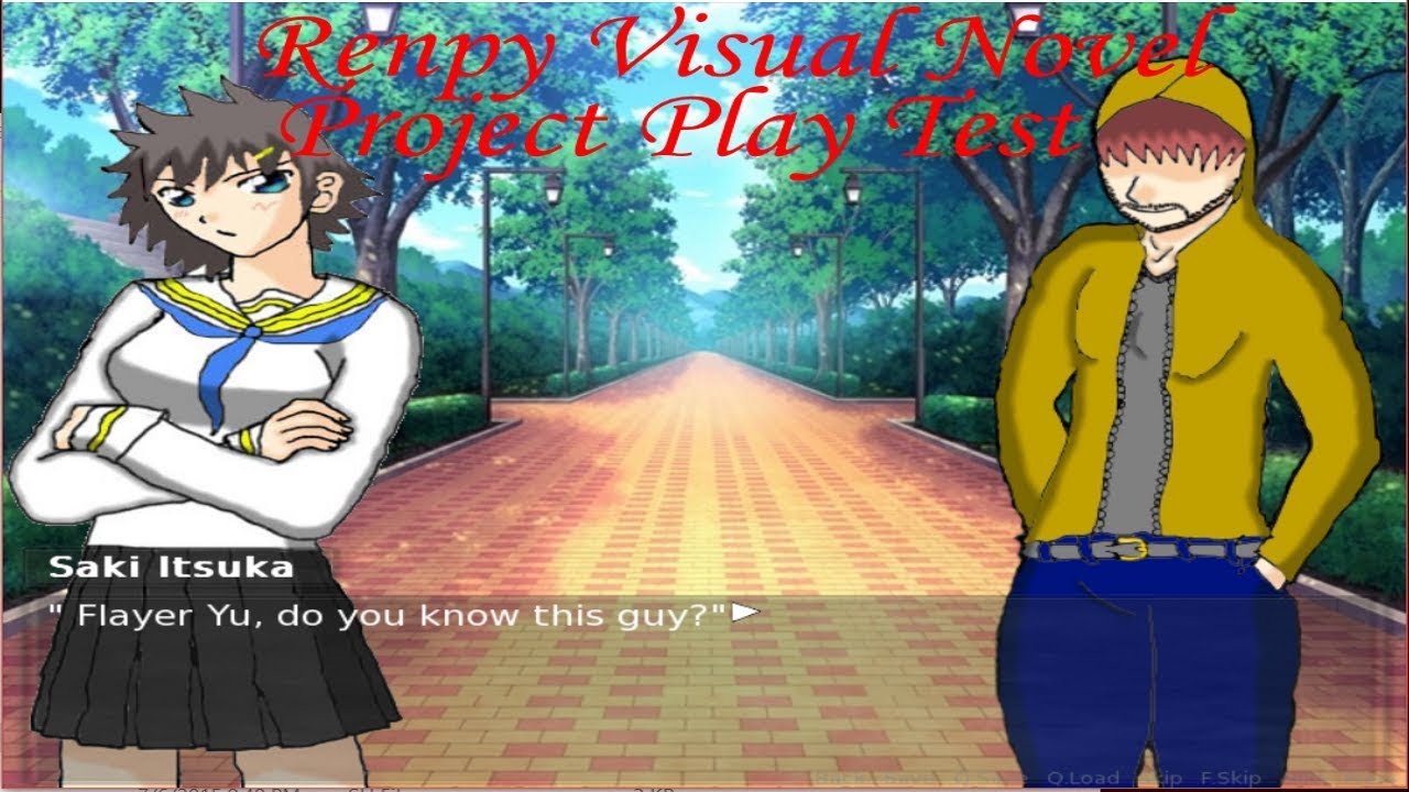 Ren'py Visual Novel Project : Play Test - YouTube
