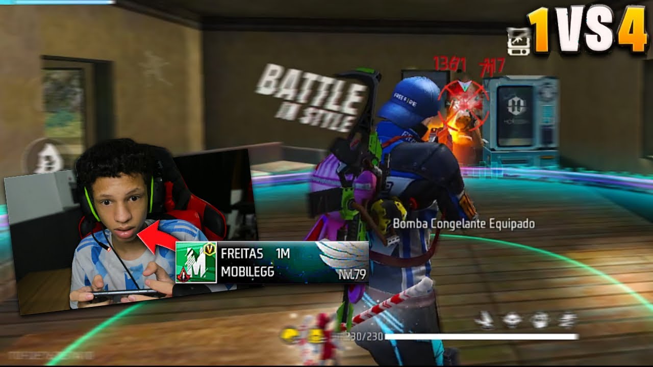1 DIA SENDO FREITAS NA SOLO VS SQUAD DO FREE FIRE ! - YouTube