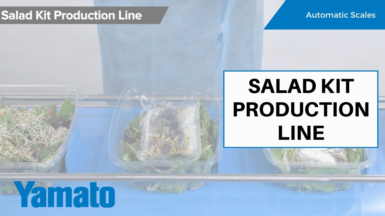 Salad Kit Production Line - YouTube