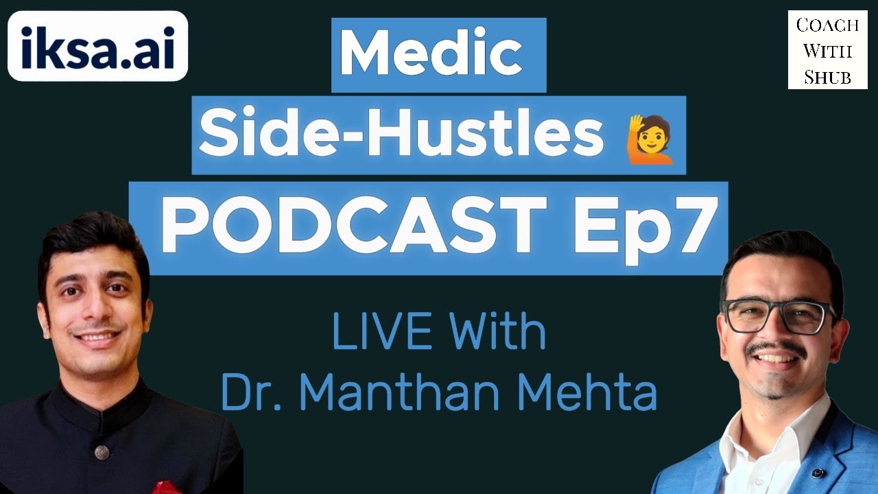 Pharmacology, Industry and AI with Dr. Manthan Mehta | Ep7 Medic Side ...