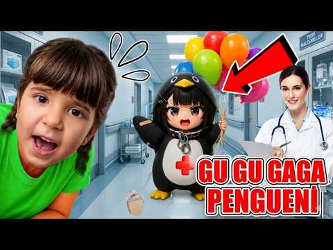 GUGU GAGA PENGUEN! TELEFONDA DEĞİL PEŞİMİZDE MİLA HAKAN !! HASTAHANEYE GİTTİK! ŞOK OLDUK!!
