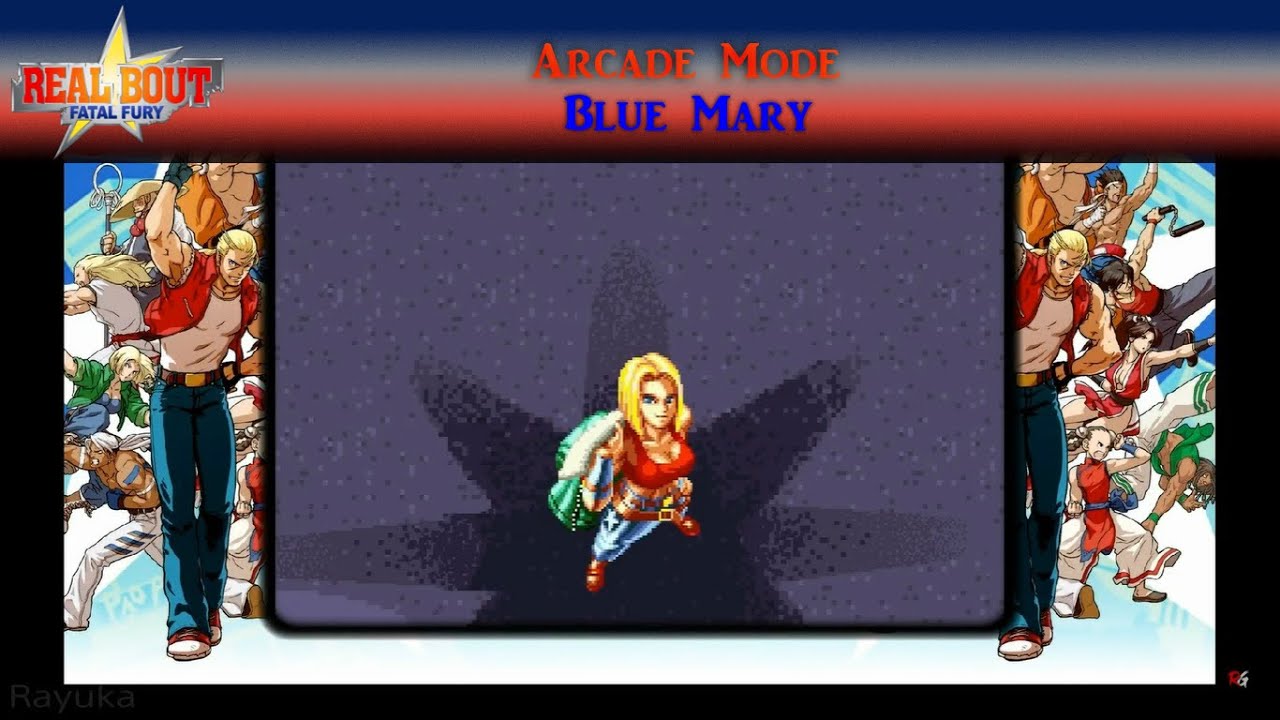 Real Bout Fatal Fury - Arcade Mode: Blue Mary - YouTube