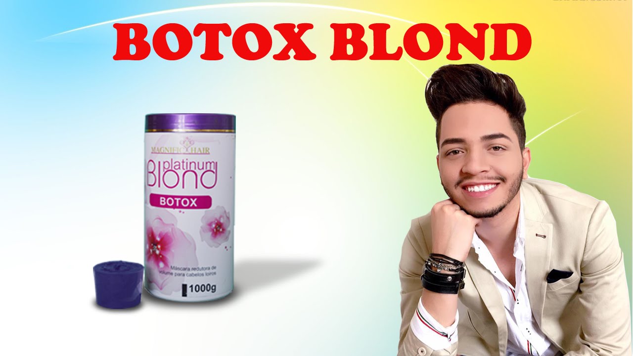 Botox Blond Magnific Hair e Rodolfo Carvalho - YouTube