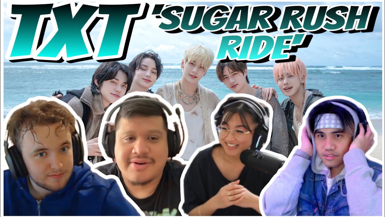 Love the vibes with TXT 'Sugar Rush Ride' MV Reaction #txt #tomorrow_x ...