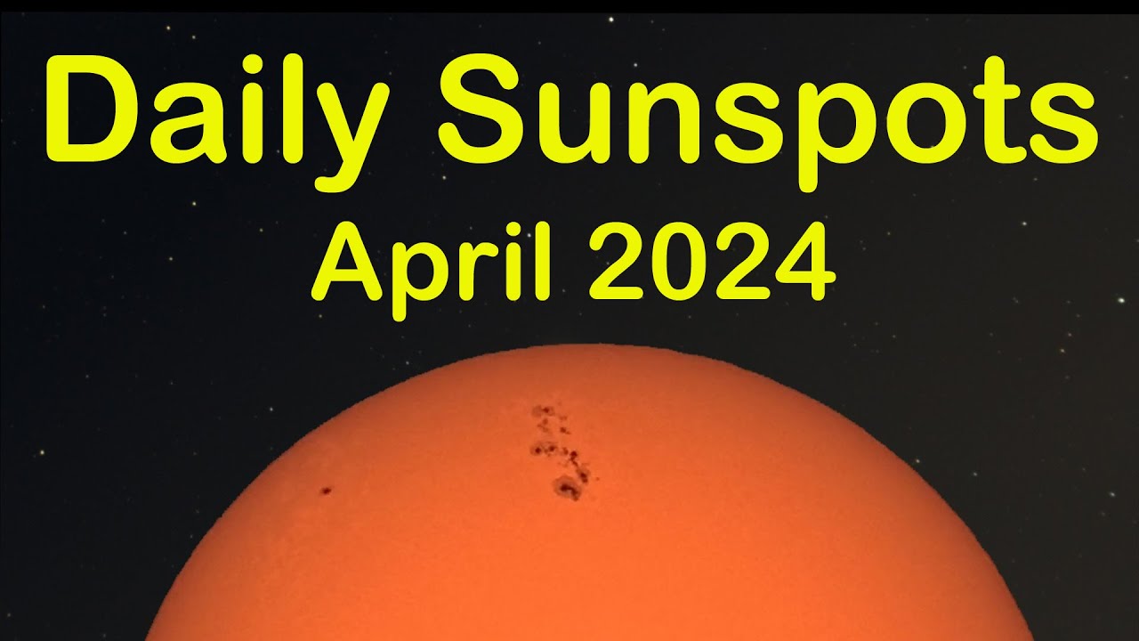 Daily Sunspot Timelapse - April 2024 - Seestar S50 - YouTube