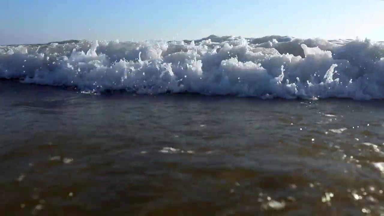 Low Angle of Ocean Waves - Free Stock Footage - YouTube