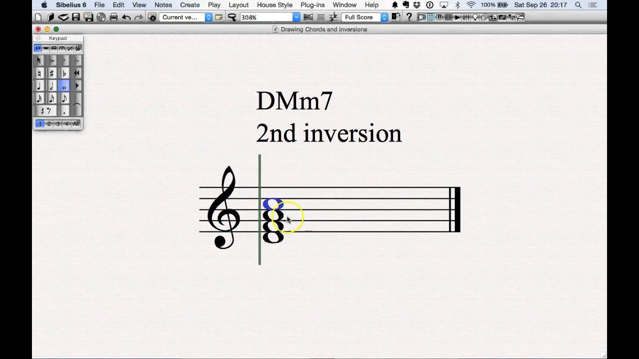Drawing Chords and Inversions - YouTube