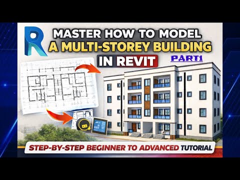 How to Design a Multi-Storey Building in Revit | Step-by-Step Tutorial