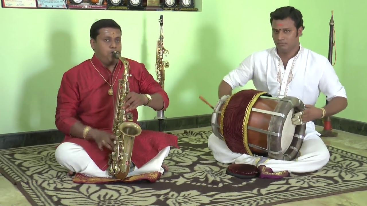 Thillana SAX with THAVIL Cover - YouTube