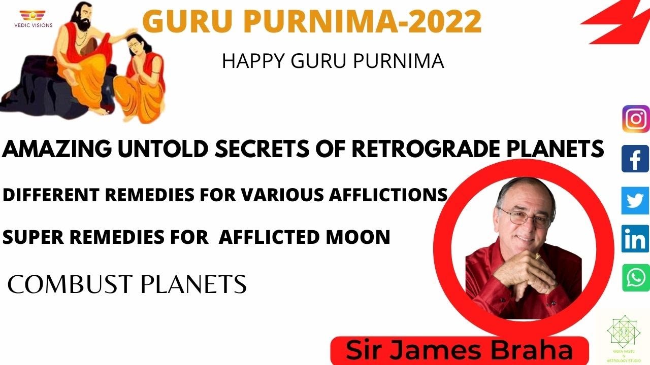AMAZING UNTOLD SECRETS OF RETROGRADE PLANETS/Remedies/Combustion- Sir ...
