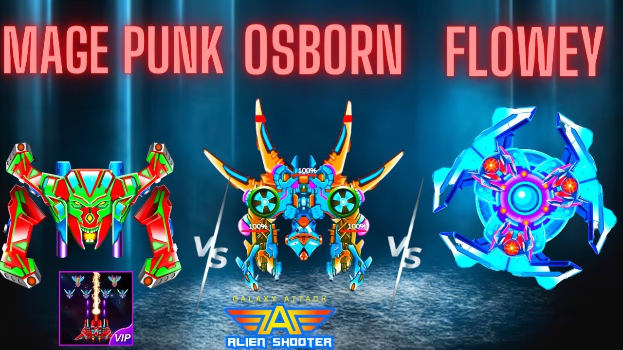 Galaxy Attack Alien Shooter New Boss 46 Vs Boss 47 Vs Boss 48 ...