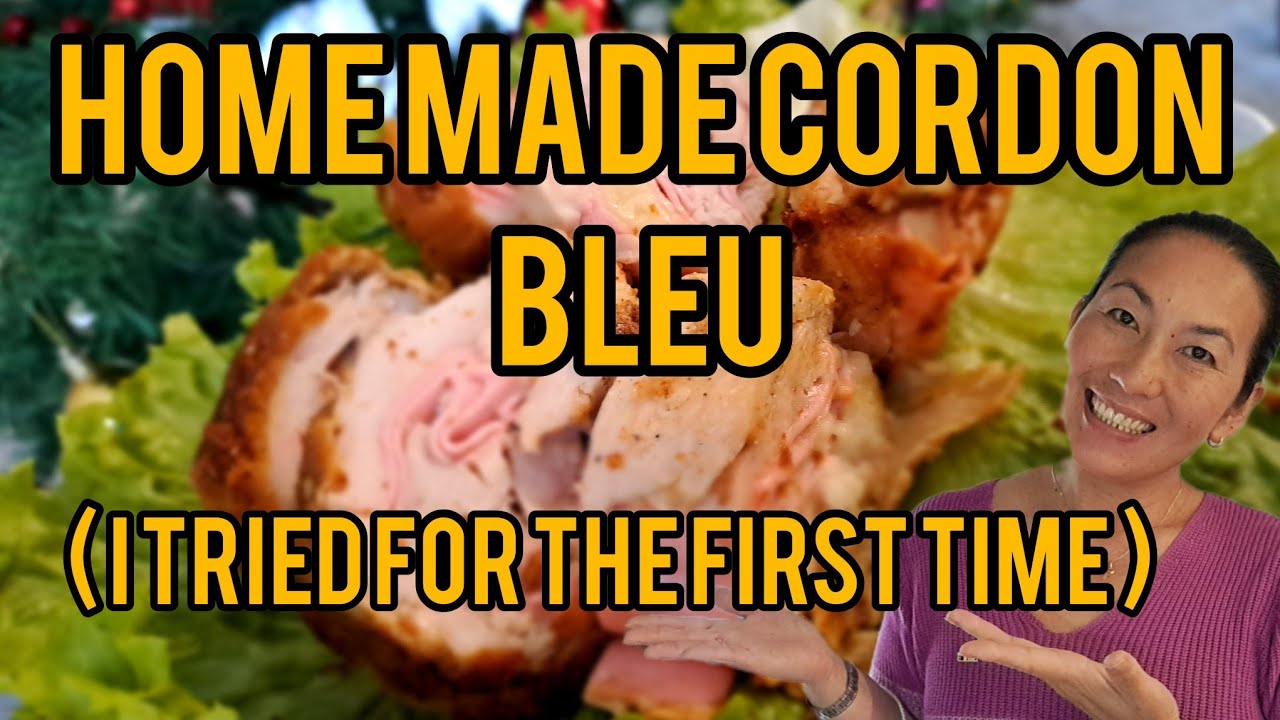 HOME MADE CORDON BLEU ( I TRIED IT FOR THE FIRST TIME ) - YouTube