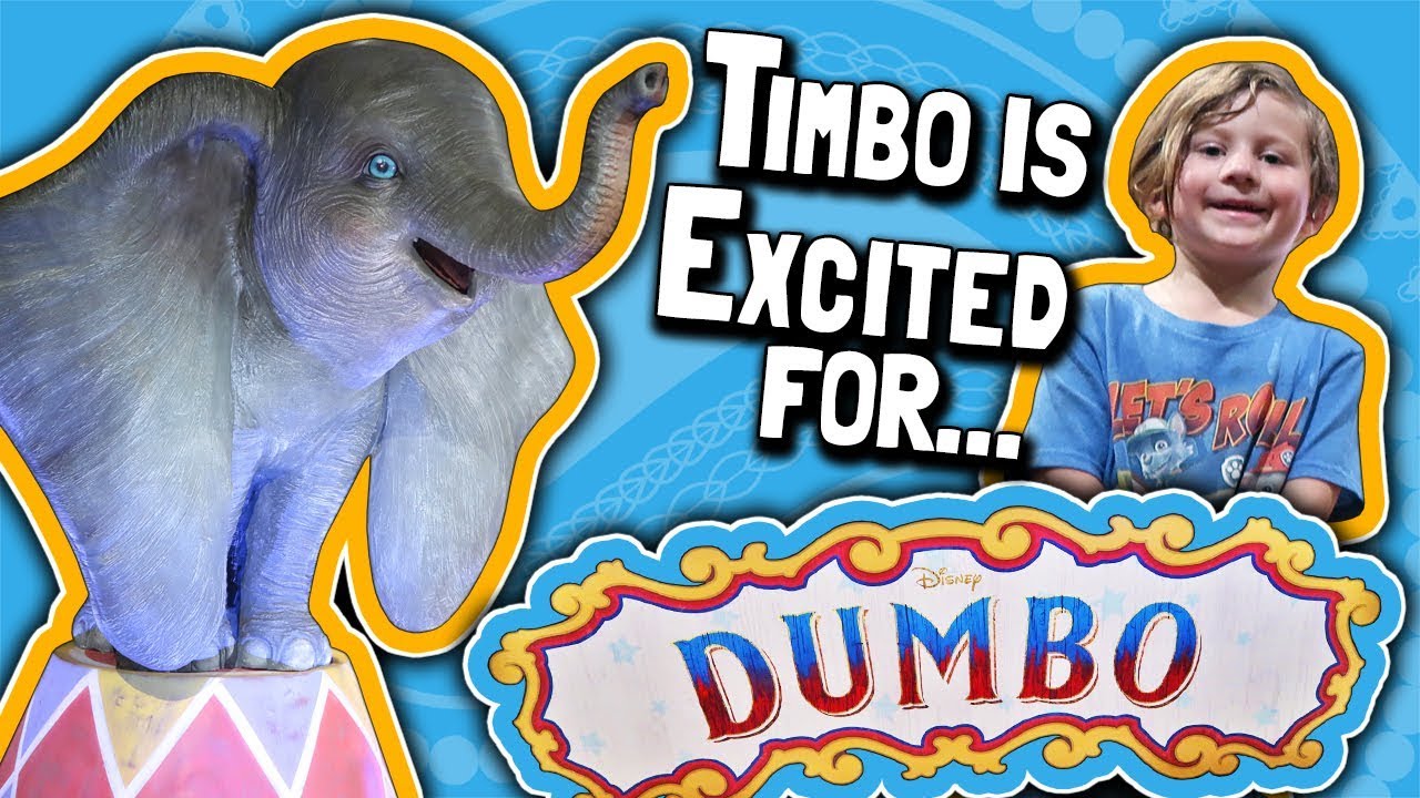 Timbo is excited for Walt Disney's Dumbo! 🐘 // A Trip to Hollywood ...