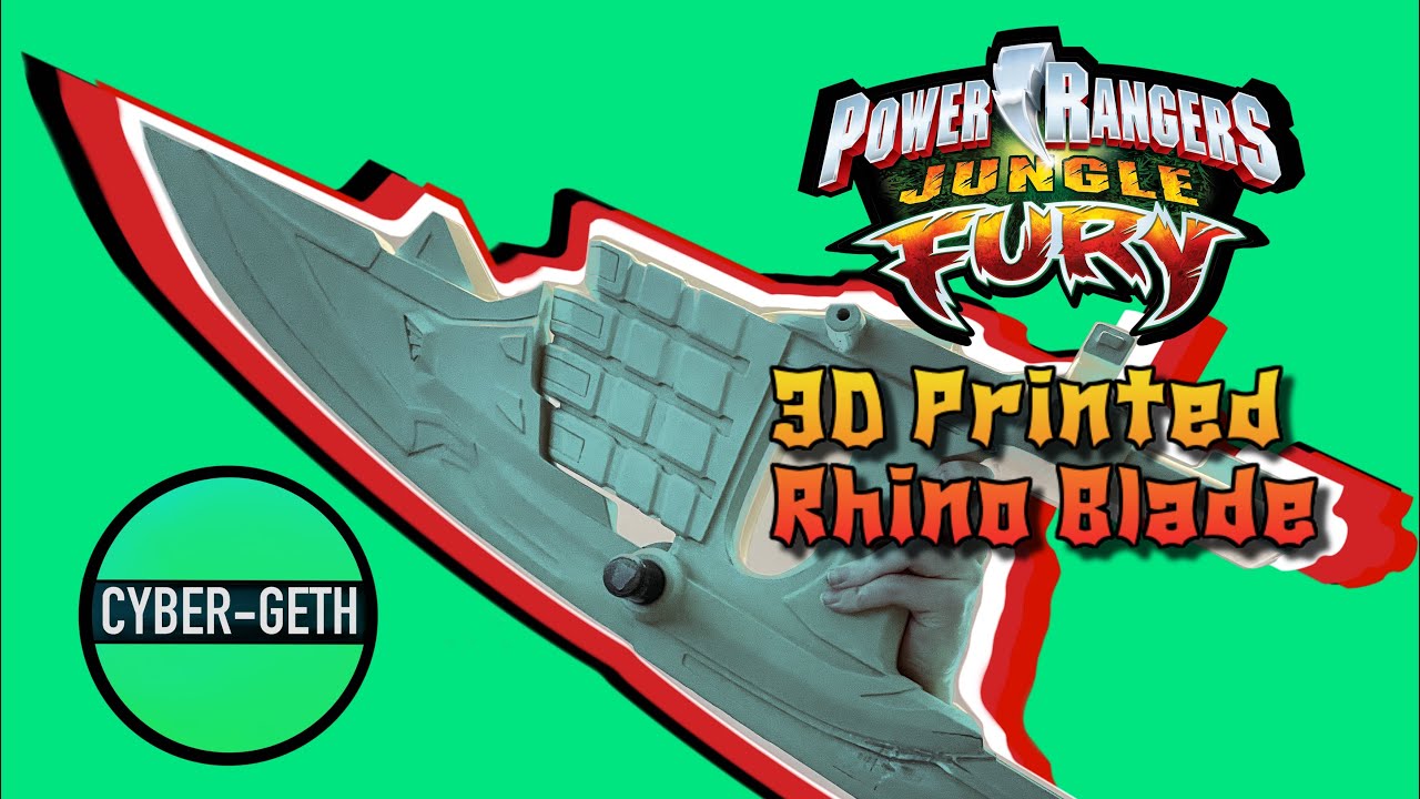 Making the Rhino Blade/Morpher from Power Rangers Jungle Fury using 3D ...