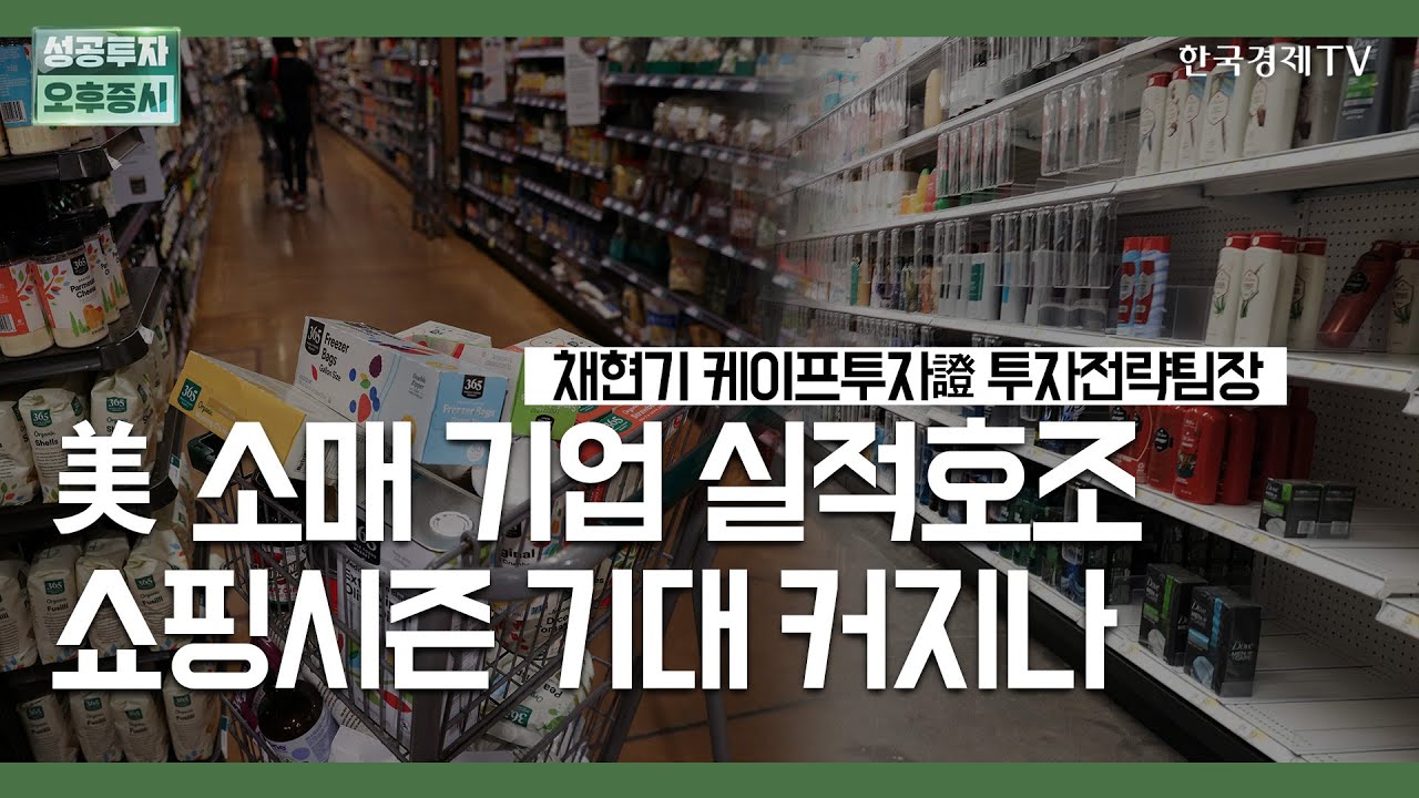 美 소매 기업 실적 호조 쇼핑시즌 기대 커지나 채현기 케이프투자證 투자전략팀장 애널리스트 뷰 성공투자 오후증시