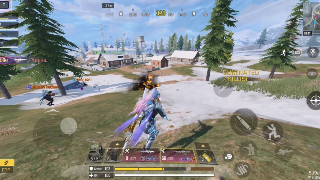 Isolated Codm battle royale 7 kills Great team - YouTube