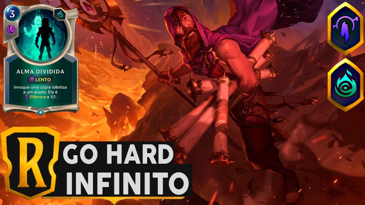 GO HARD INFINITO NOVÍSSIMO 🤩 COMBO INSANO | TARIC & SENNA DECK | LEGENDS OF RUNETERRA ETERNO ...