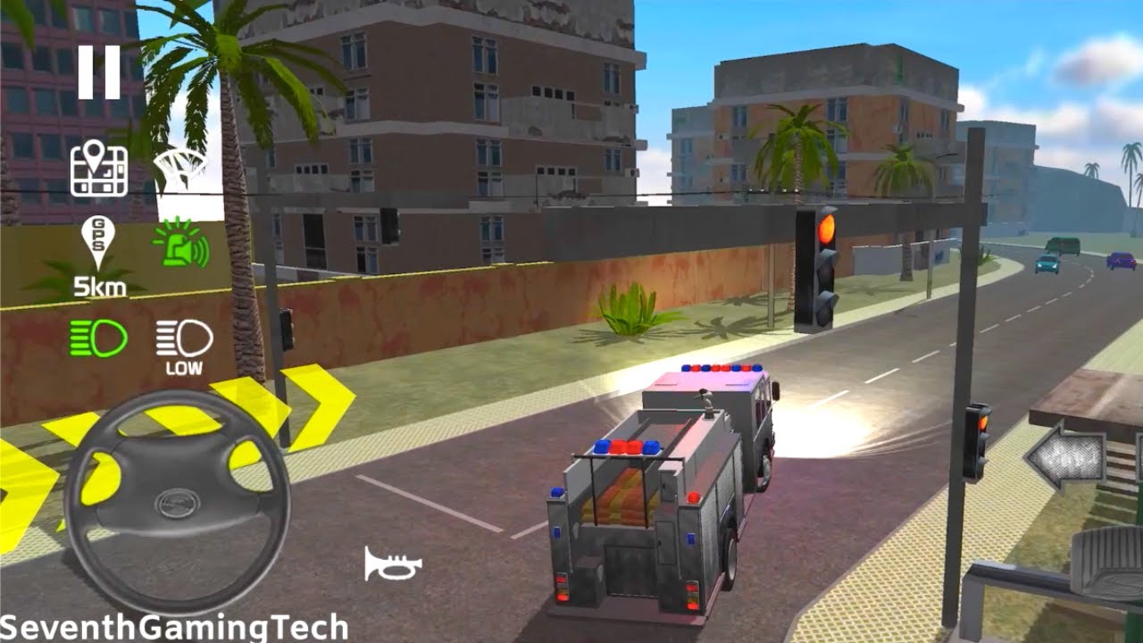 Speed Fire Engine 🔥🔥🔥🔥🔥🚒🚒🚒 Fire Engine Simulator Mobile Gameplay ...