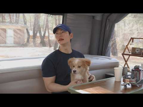 🌿완벽했던 봄날｜숲에서 강아지랑 보낸 하루ㅣ캠핑 ASMR