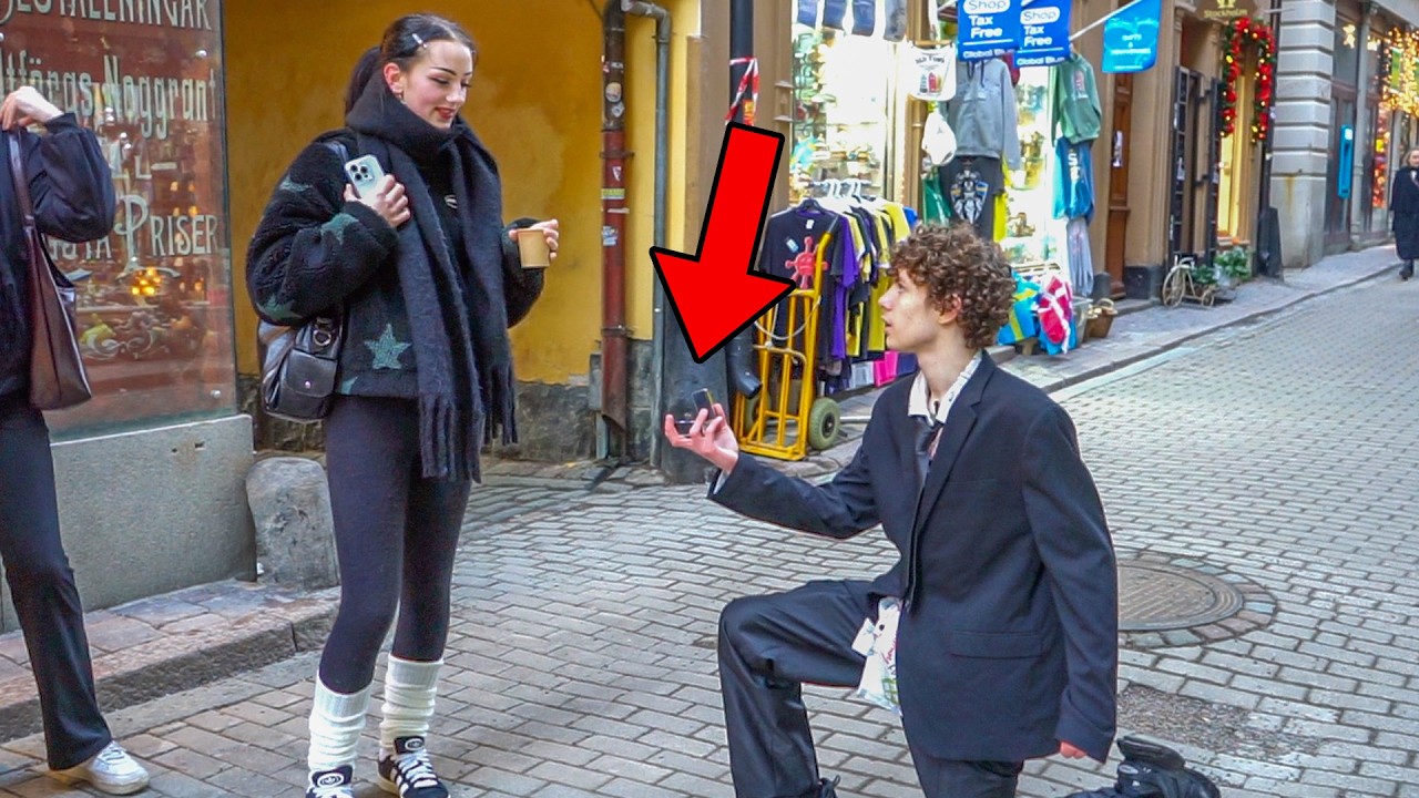 Asking Complete Strangers To Marry Me! - YouTube