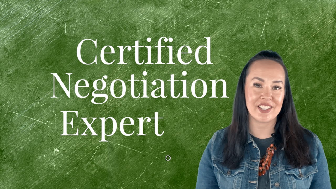 Certified Negotiation Expert - YouTube