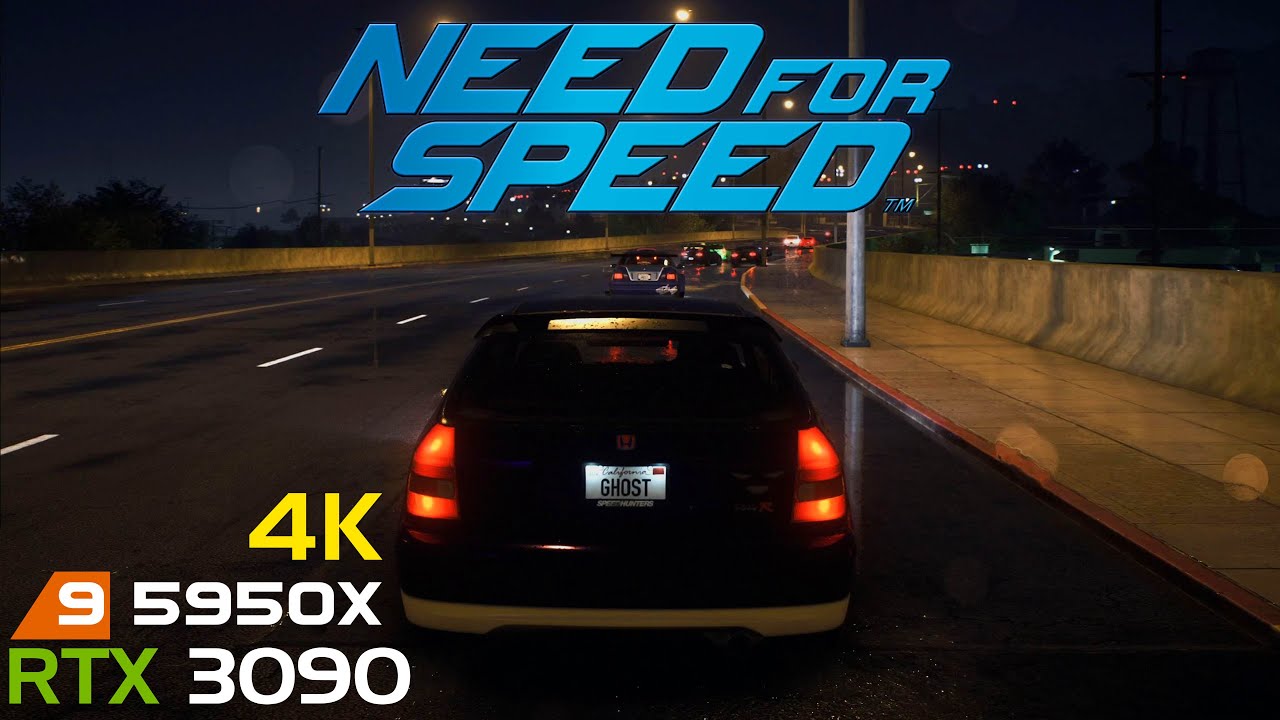 Need For Speed (2015) | 4K | RTX 3090 | 5950X | Max graphics - YouTube