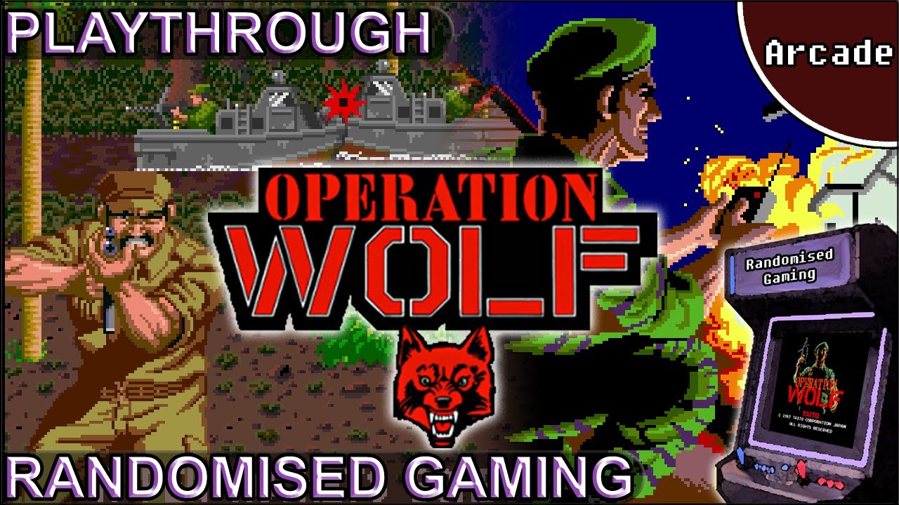 Operation Wolf - Arcade - Intro, Attract & Playthrough of 2 loops ...