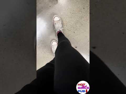 Black Leggins Girl Farting While Shopping!