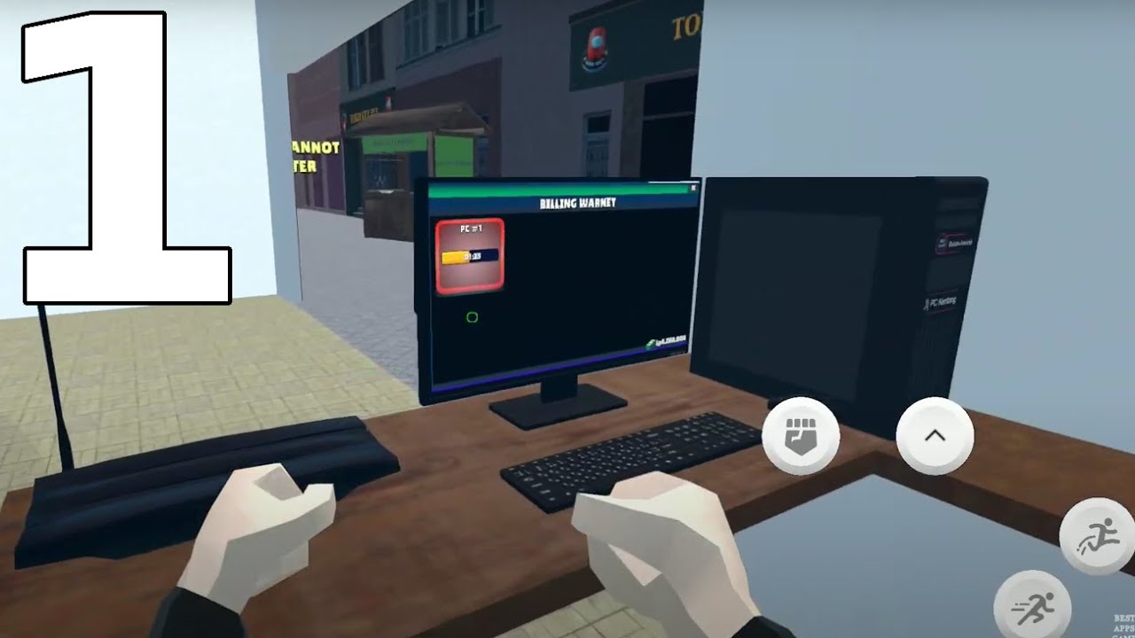 Warnet Simulator #1 (by Akhir Pekan Studio) - Android Game Gameplay ...