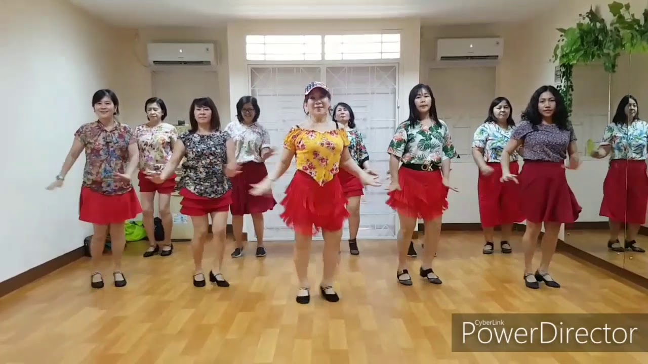 HAPPY CHRISTMAS- LINE DANCE - YouTube