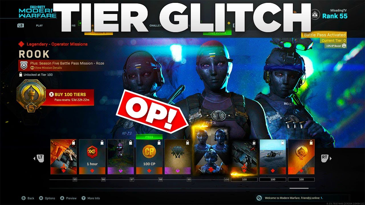 *NEW* MW AFK TIER SKIP EXPLOIT! COD MW GLITCHES/EXPLOIT! LEVEL UP TIERS ...