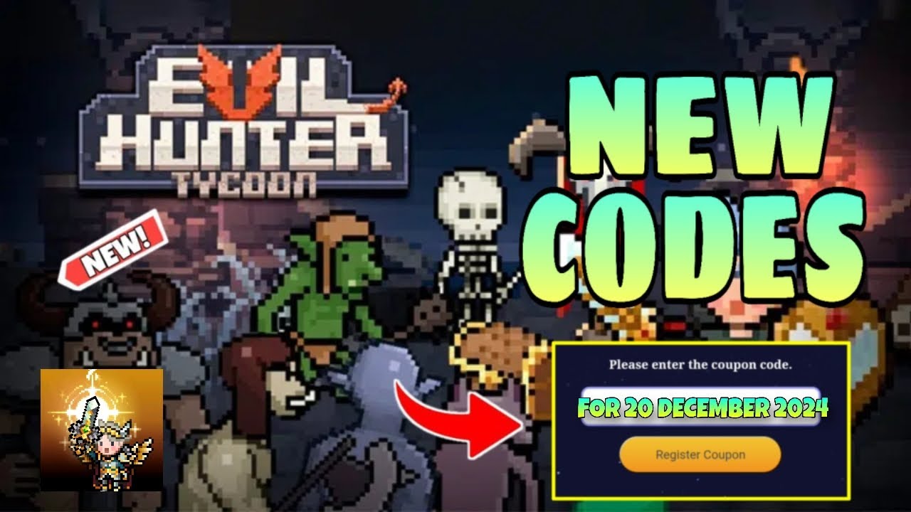 *New* Evil Hunter Tycoon Coupon Code 20 December 2024 || Evil Hunter ...