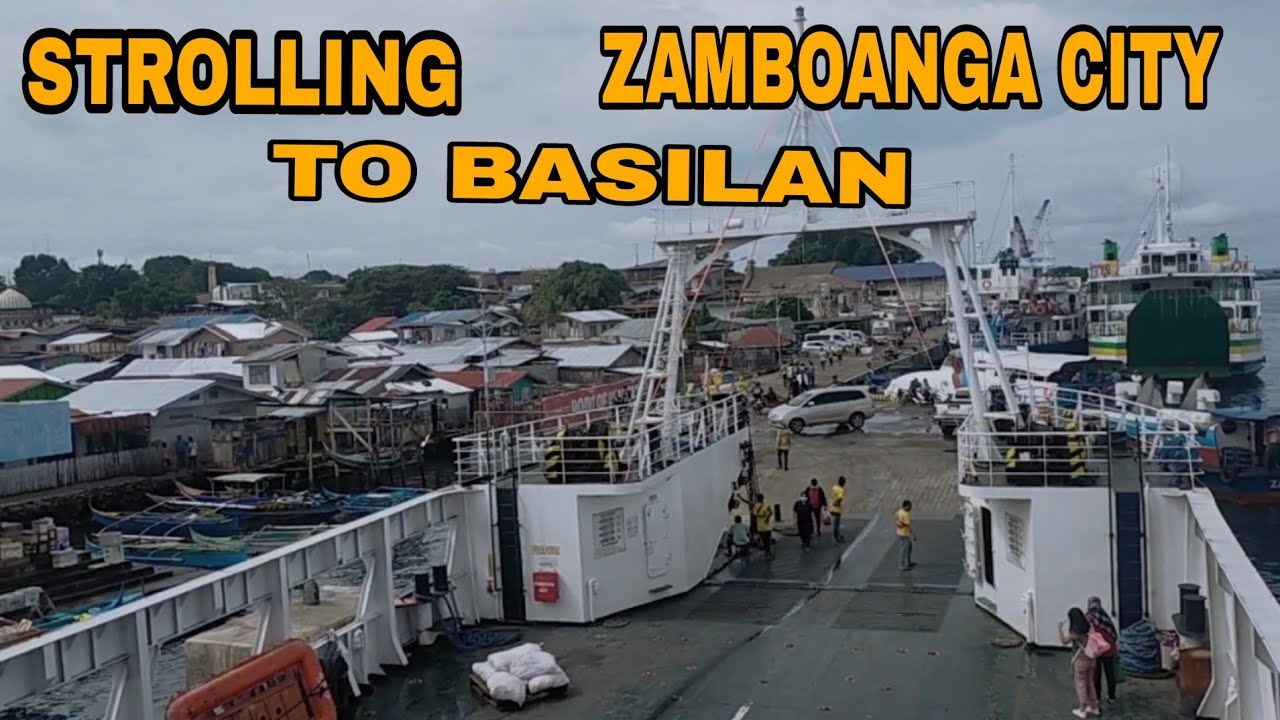 strolling from zamboanga city to lamitan basilan city - YouTube