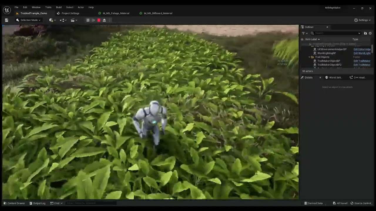 ProjectN DEVLOG #3 - Advanced Interactive Foliage - YouTube