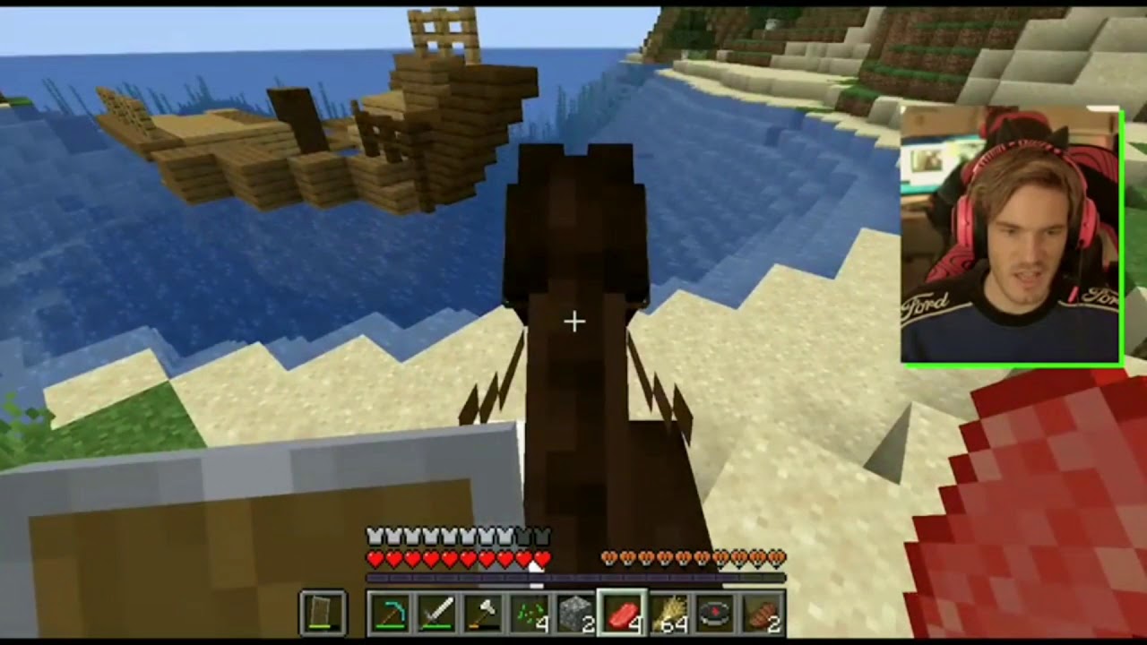 PewDiePie plays Minecraft... - YouTube