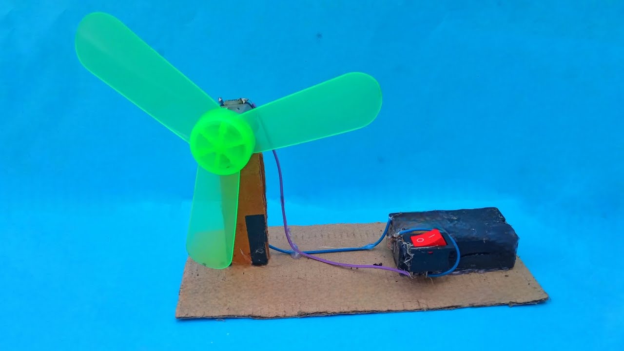 How To Make Easy Fan Make At Home With DC Motor||Amazing Fan For Summer ...